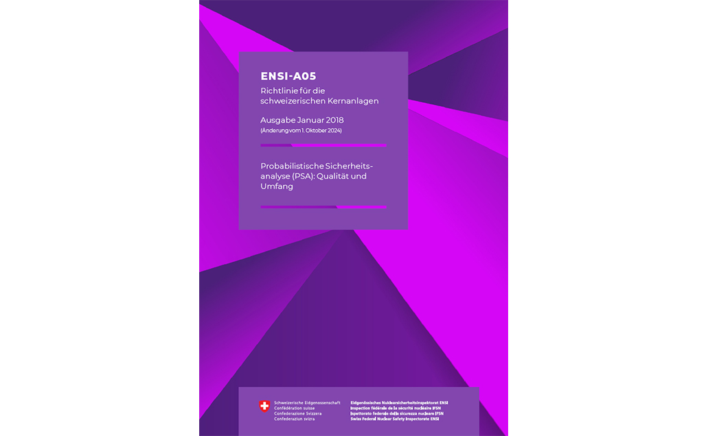 Probabilistische Sicherheitsanalyse (PSA): Qualität und Umfang » ENSI